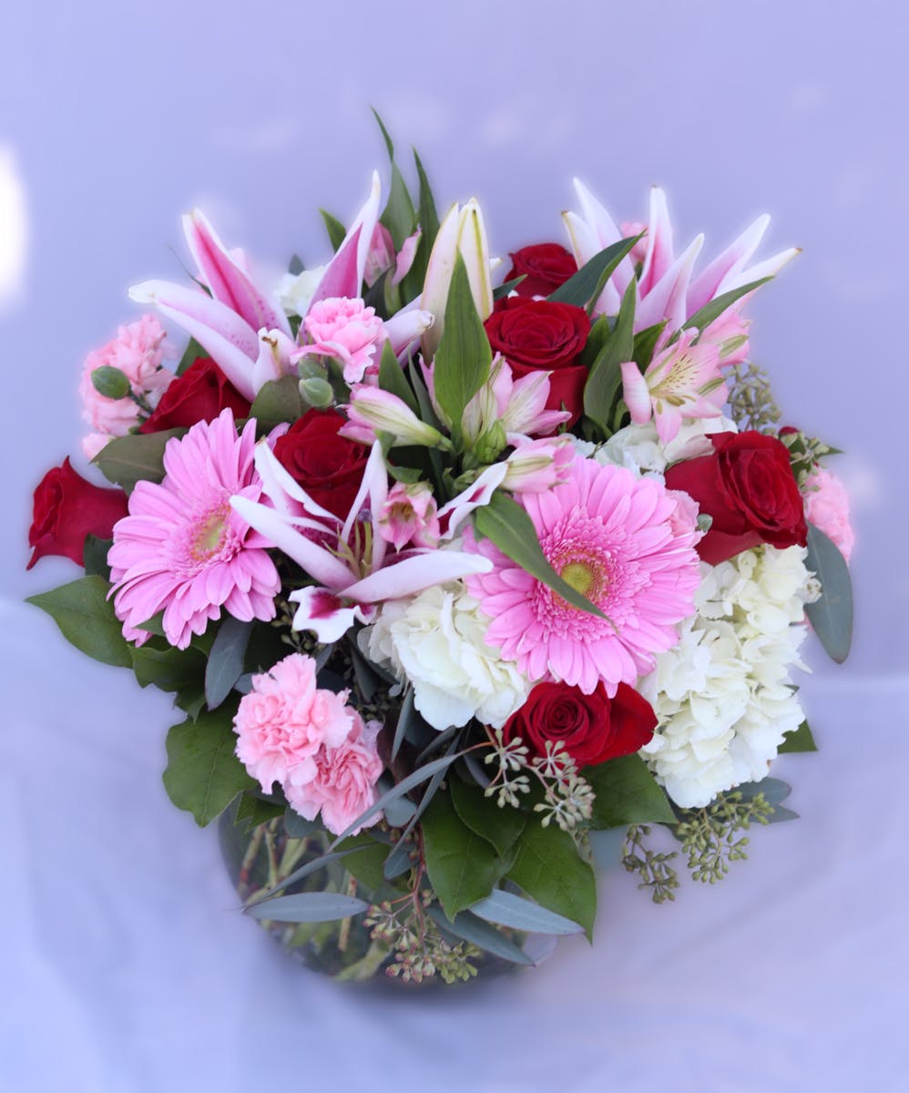 Intimate Beauty Romantic Floral Design in a Bowl in Rowland Heights, CA