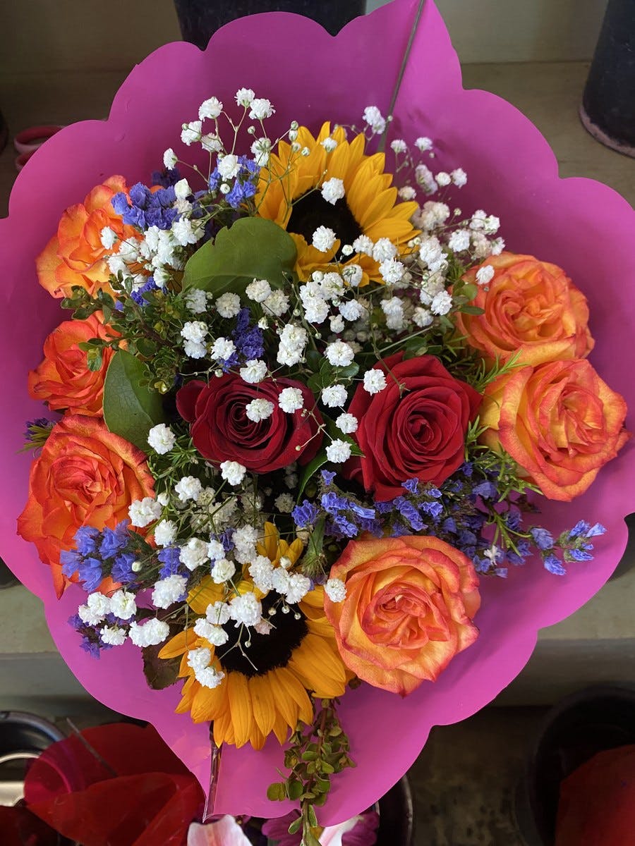 Cemetery Rose Bouquet in Rowland Heights, Whittier, Glendora, CA