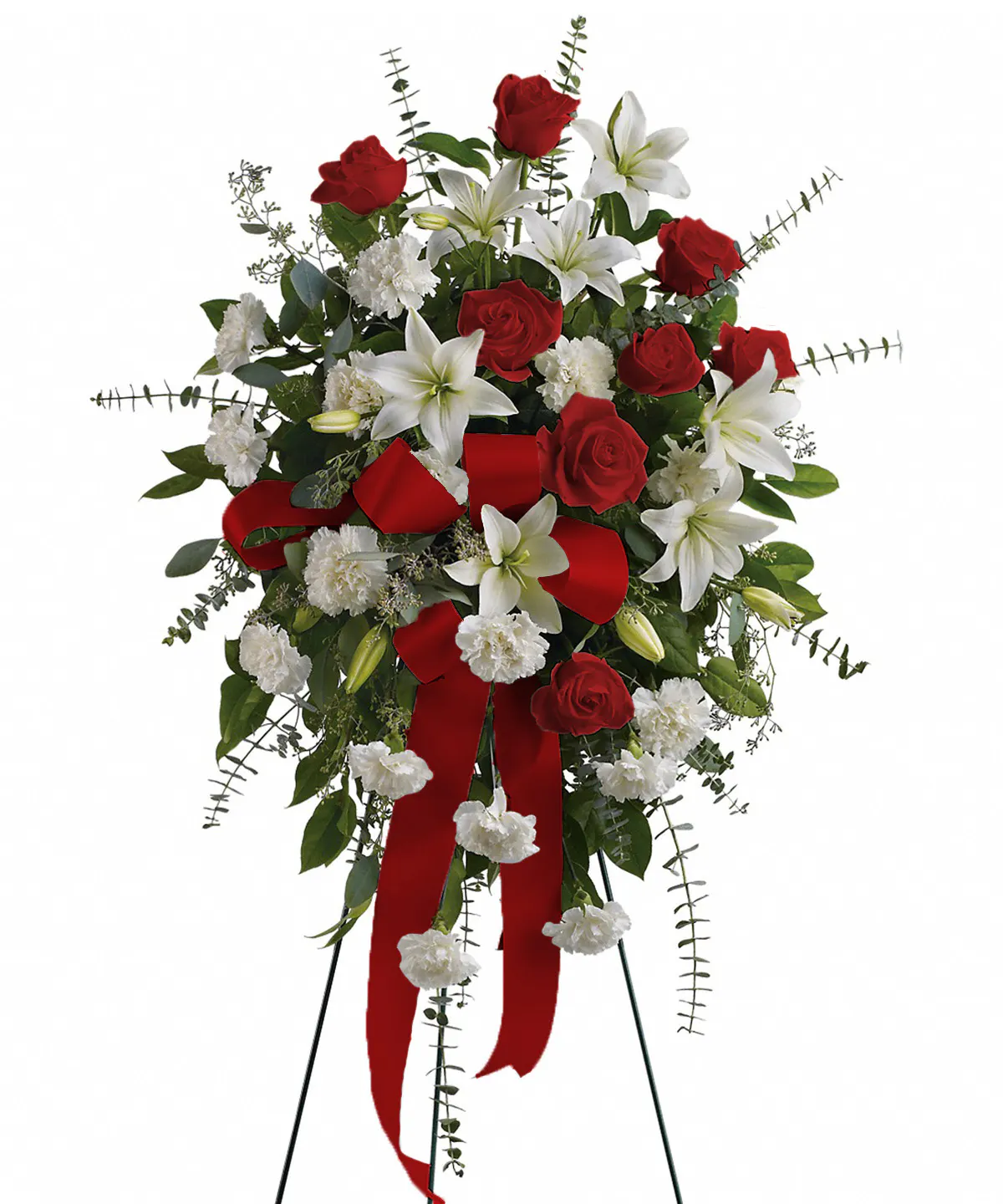 Glendora CA Funeral Flowers | Sentiments of Serenity Spray | R&A Florist